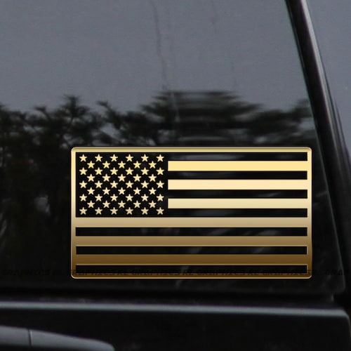 American Flag Eagle Car Decal Sticker: Patriotic USA Bumper | Etsy