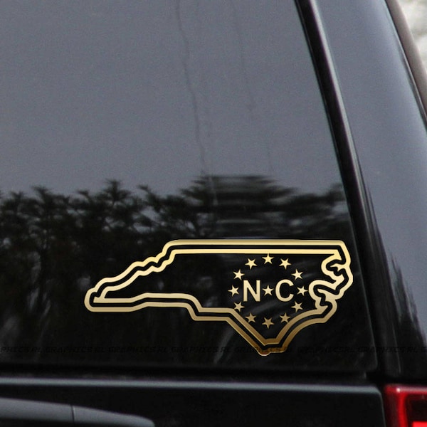 North Carolina Decal - Etsy