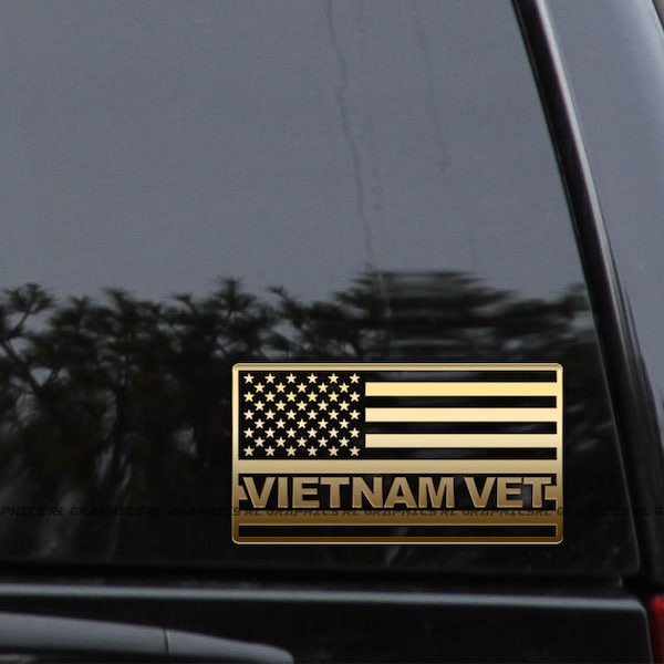 Vietnam Veteran Window Decals - Etsy
