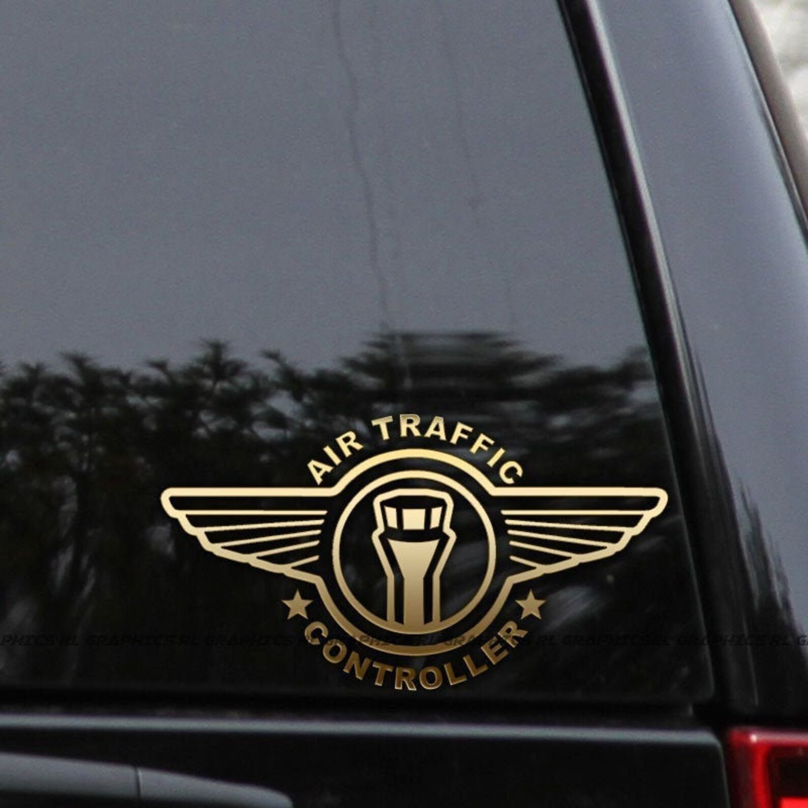 Air Traffic Controller Decal Sticker Aviation Control Tower Window ...