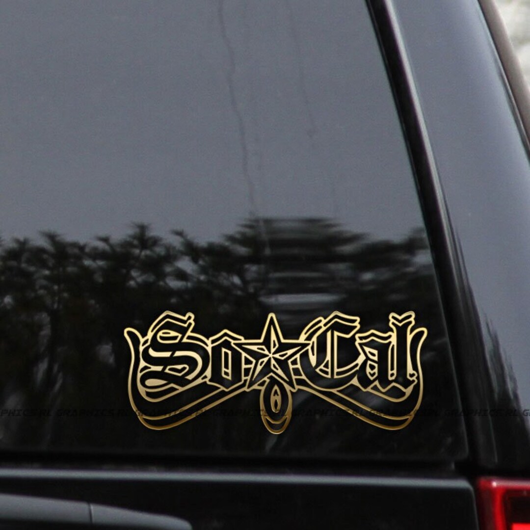 So Cal Decal Sticker Vinyl Pride Represent Socal California Car Window ...