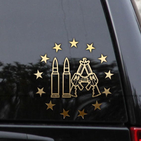 2A Ammo Rifles 2nd Amendment Decal Sticker - Etsy