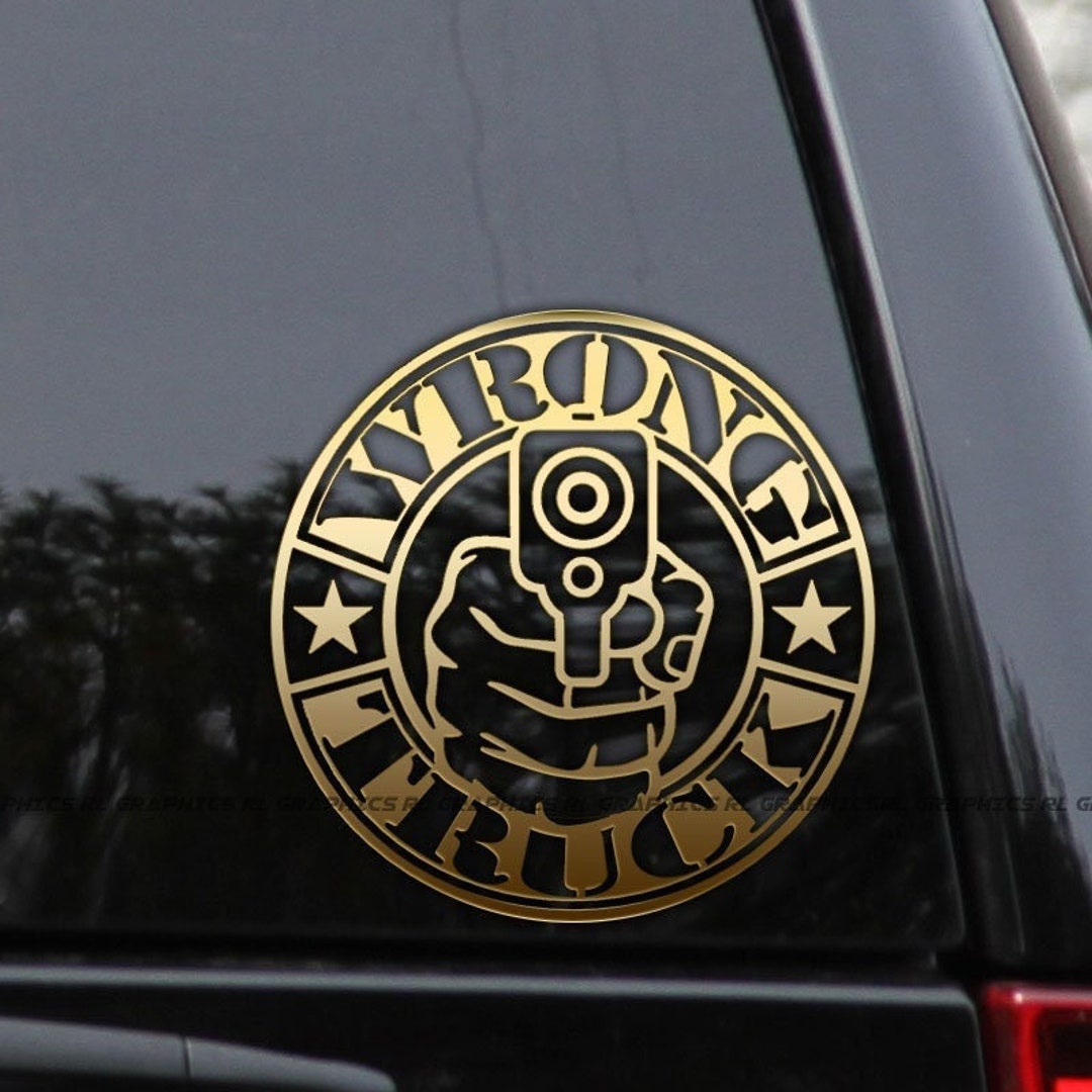 Wrong Truck Pointing Gun Decal Sticker - Etsy