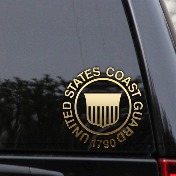 Coast Guard Window Decals