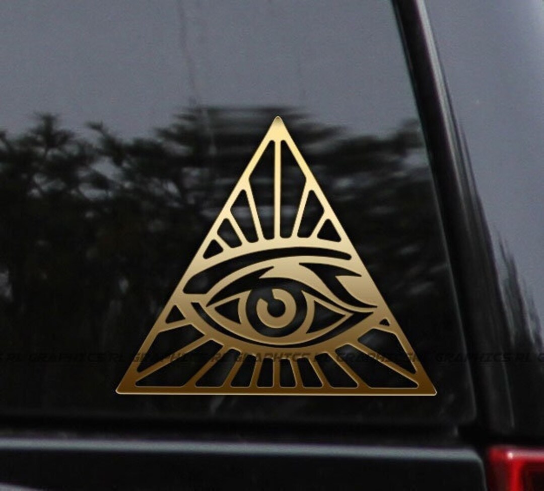 All Seeing Eye Pyramid Vinyl Decal Sticker Car Truck Window Laptop - Etsy