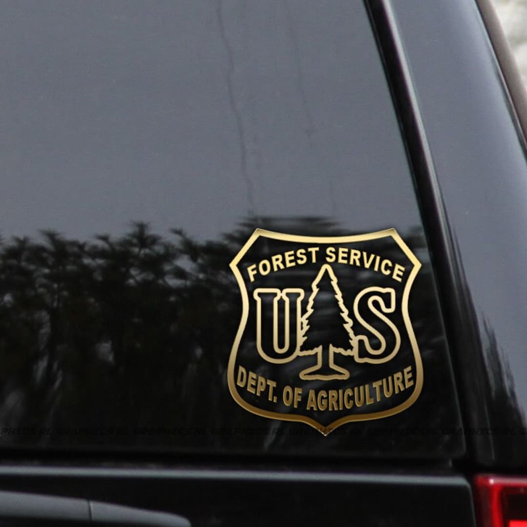 Forest Service Decal Sticker Department of Agriculture Window Laptop ...