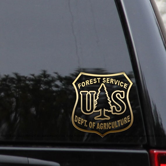 Forest Service Decal Sticker Department of Agriculture Window | Etsy