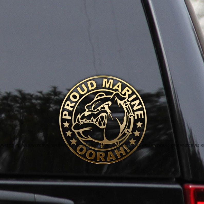 PROUD MARINE OORAH! Marine Corps Vinyl Decal Sticker - Etsy
