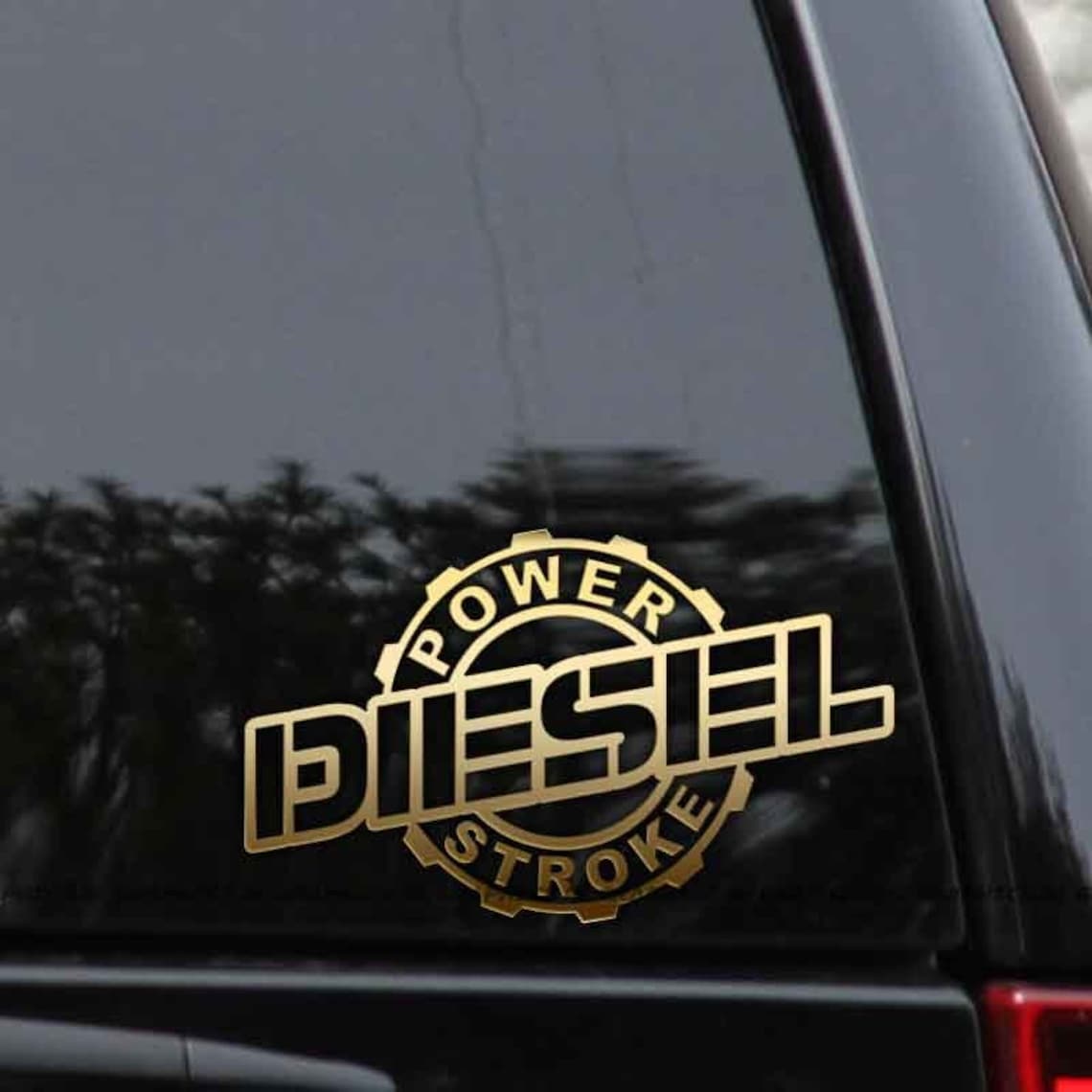 Diesel Powerstroke Truck Decal Sticker F250 F350 Truck Window - Etsy