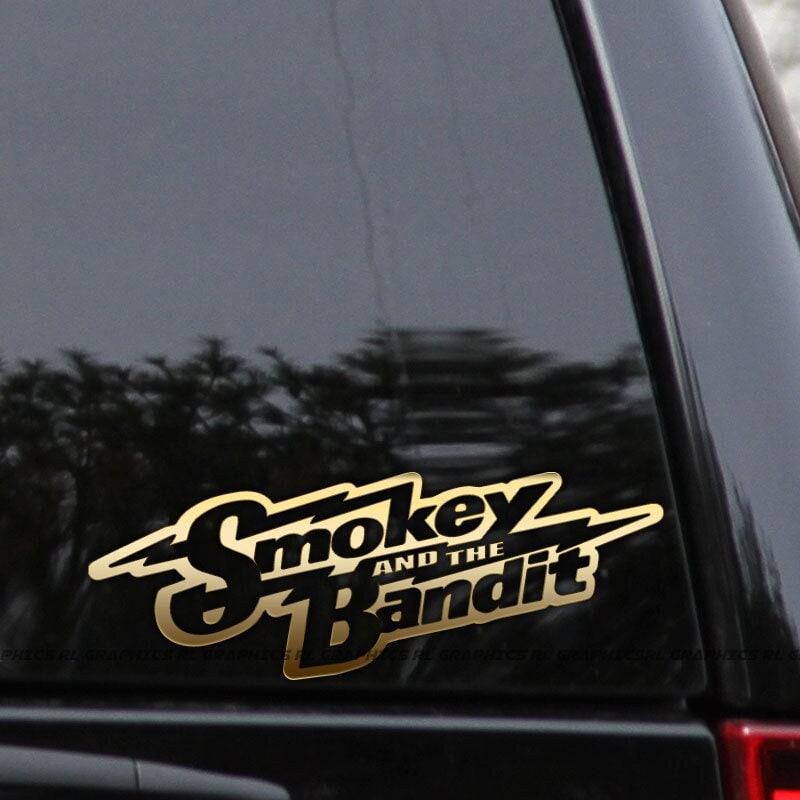 Smokey and the Bandit Decal Sticker Burt Reynolds Trans Am Car Window ...