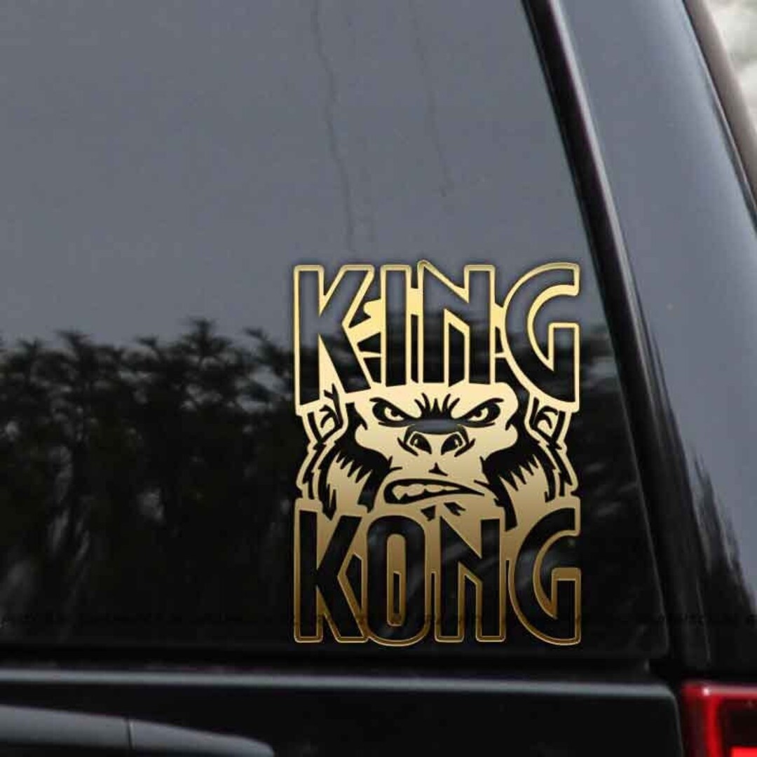 King Kong Decal Sticker Gorilla Movie off Road 4x4 Lifted Truck Window ...