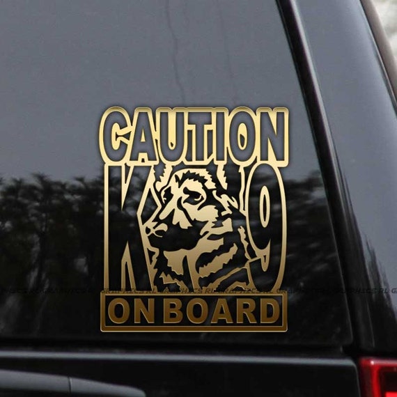 Caution K9 Unit on Board Police Dog Decal Sticker - Etsy