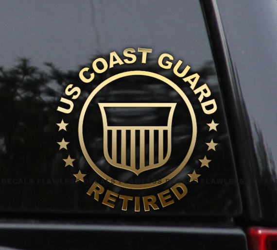 Coast Guard Window Decals