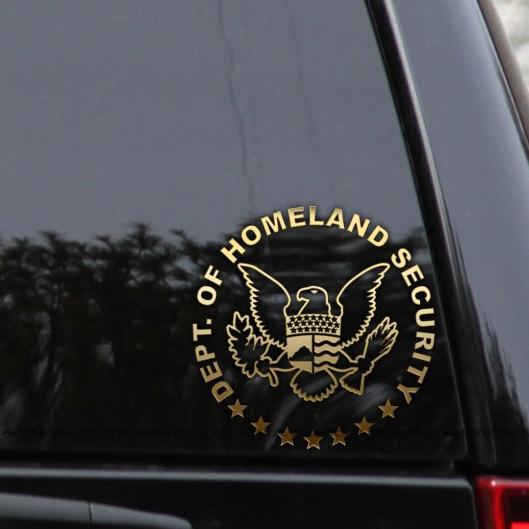 Dept of Homeland Security Agency Decal Sticker - Etsy