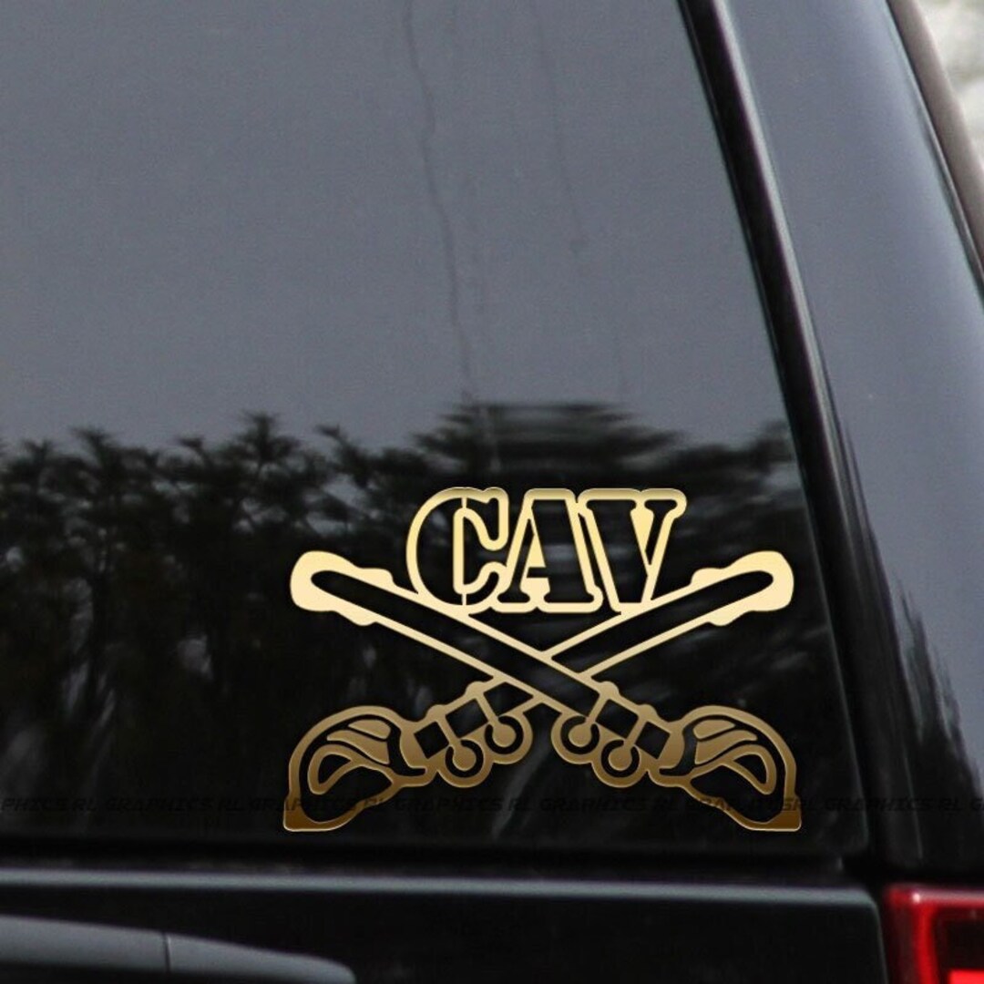 Cavalry Crossed Swords Decal Sticker Car Truck Window Laptop - Etsy