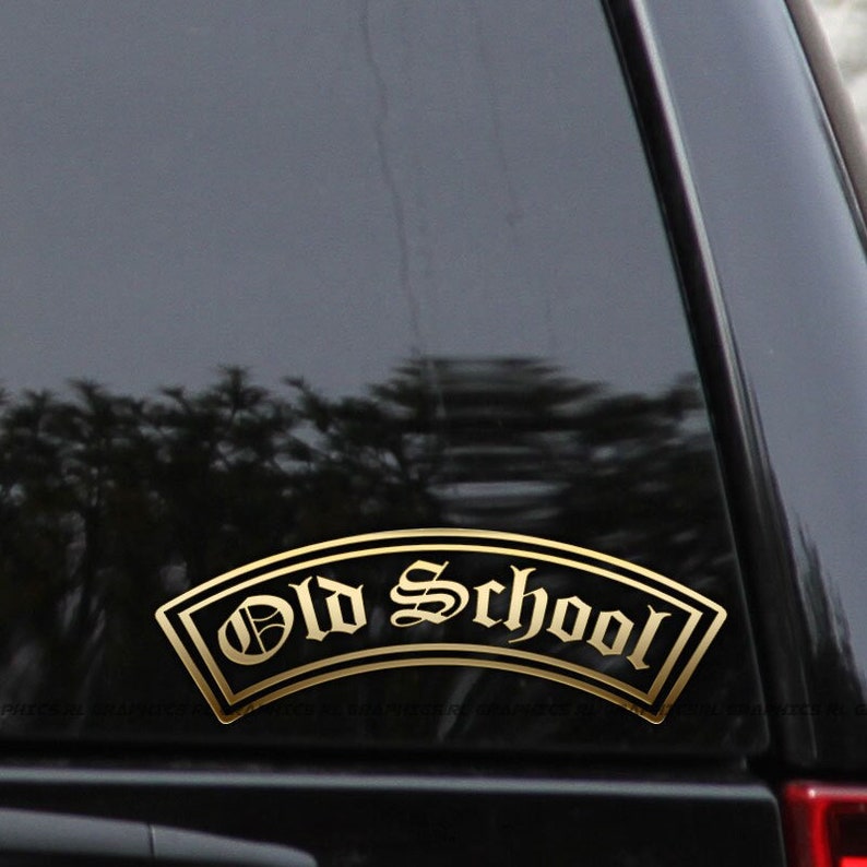 Old School Decal Sticker Biker Rat Hot Rod Lifted Truck Car Window Laptop - Etsy