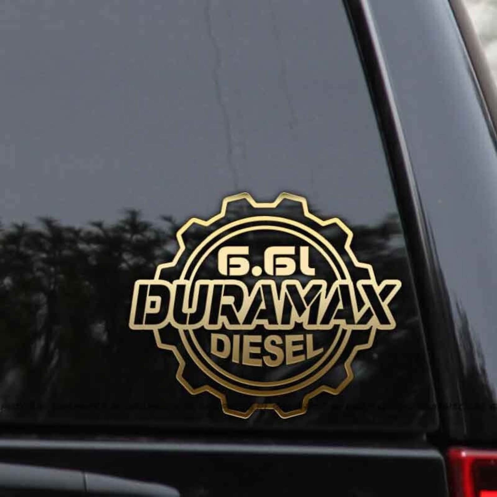 Duramax 6.6L Diesel Truck Decal Sticker Chevy GMC Turbo Window - Etsy