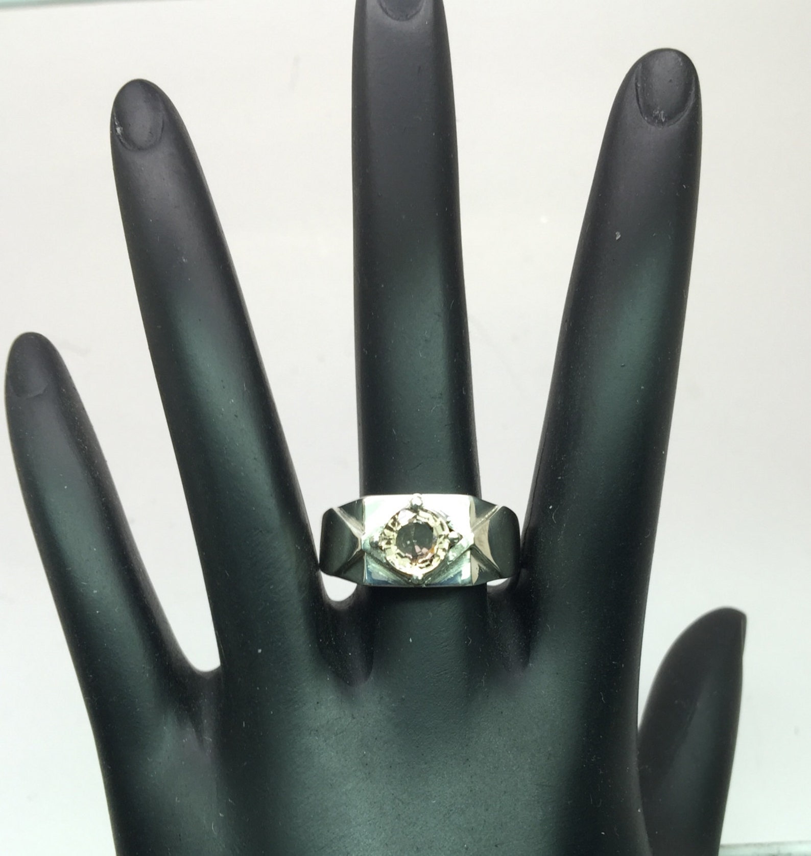 14k Morganite Men's Ring, FREE SIZIN - Etsy