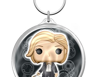 Missy Inspired Doctor Who Key Fob / Bag Charm / Key Ring - Etsy