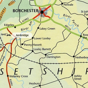 The Archers Inspired Map of Borsetshire and Ambridge 11oz - Etsy Canada