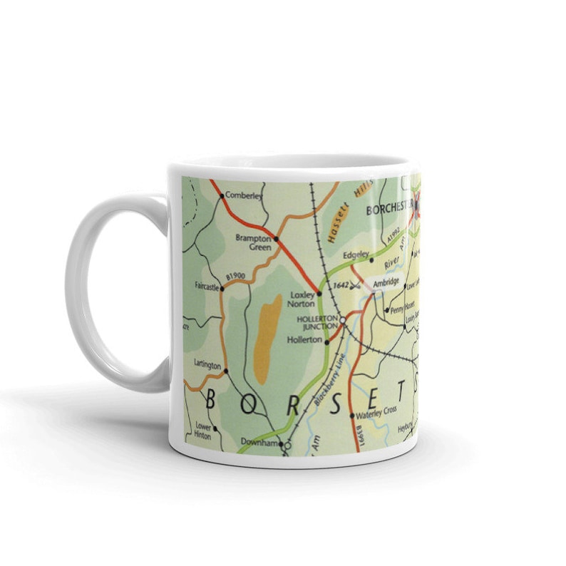 The Archers Inspired Map of Borsetshire and Ambridge 11oz Mug - Etsy UK