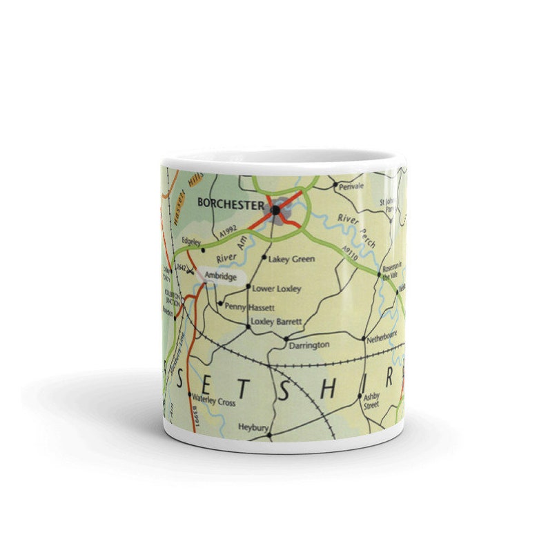 The Archers Inspired Map of Borsetshire and Ambridge 11oz - Etsy UK