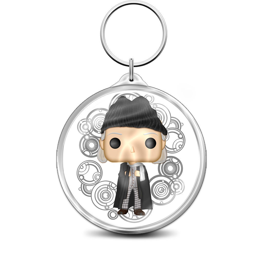 Doctor Who William Hartnell, the First Doctor Funko Styled Key Fob ...