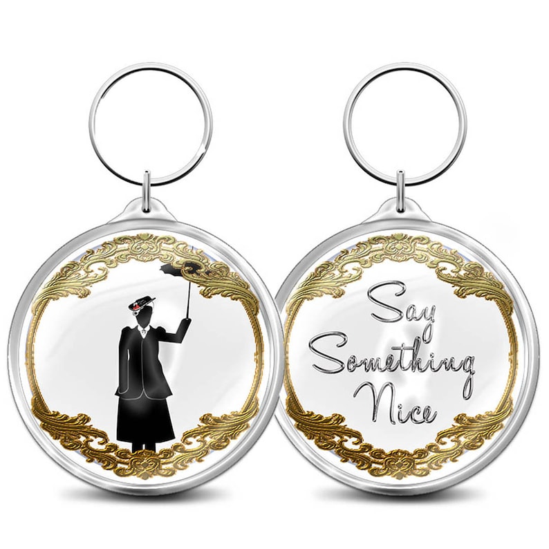 Missy Inspired Doctor Who Key Fob / Bag Charm / Key Ring - Etsy