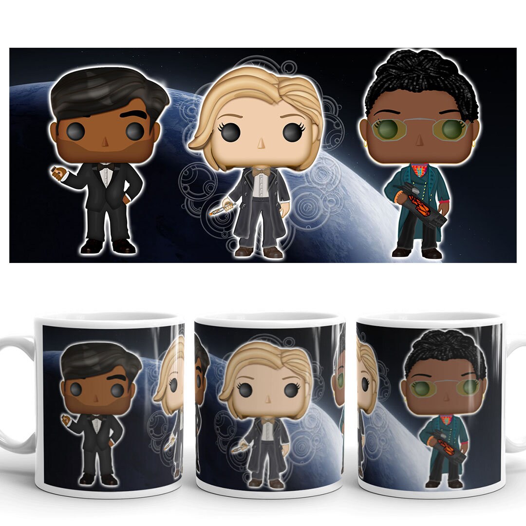 Doctor Who Mug Season 12 Funkopop Style Doctor Spymaster & - Etsy