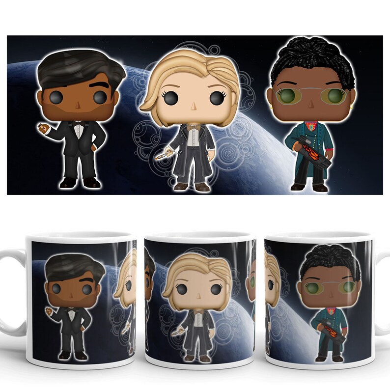 Doctor Who Mug Season 12 Funkopop Style Doctor Spymaster & - Etsy