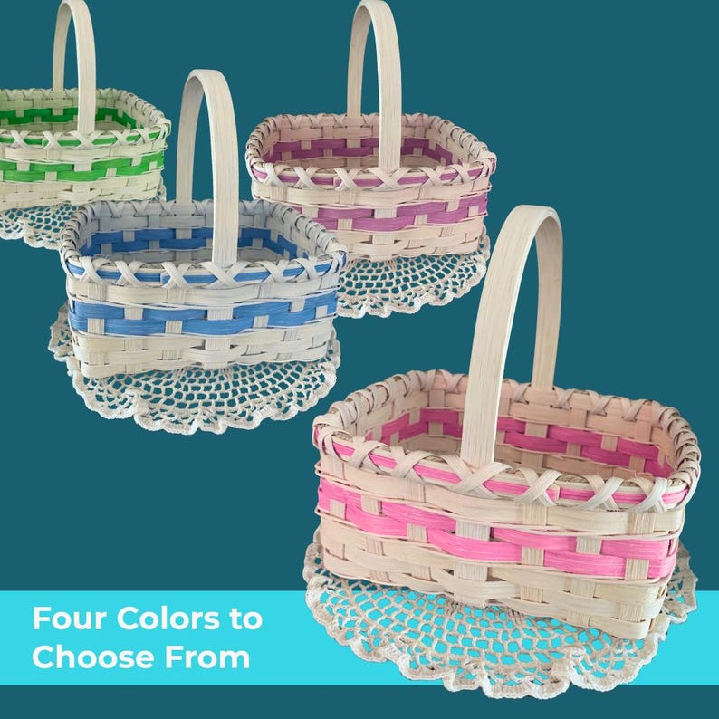 DIY Full-size Easter Basket Weaving Kit: Easy Spring Craft Project With ...