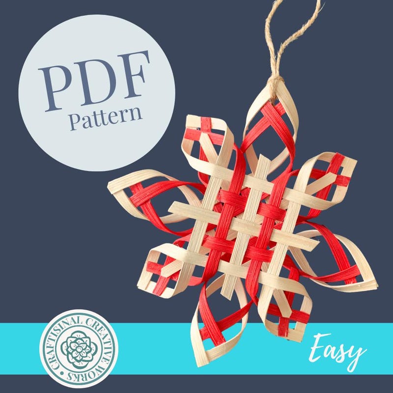Woven Star Ornaments - Etsy