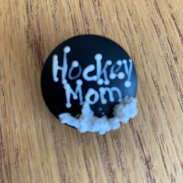 Hockey Mom Pin - Etsy