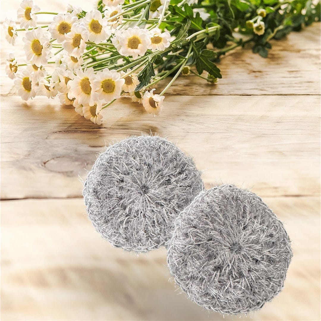 Double Thick Sparkle Scrubby - Silver - Etsy