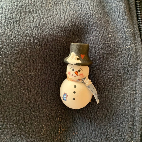 Snowman Pin - Etsy