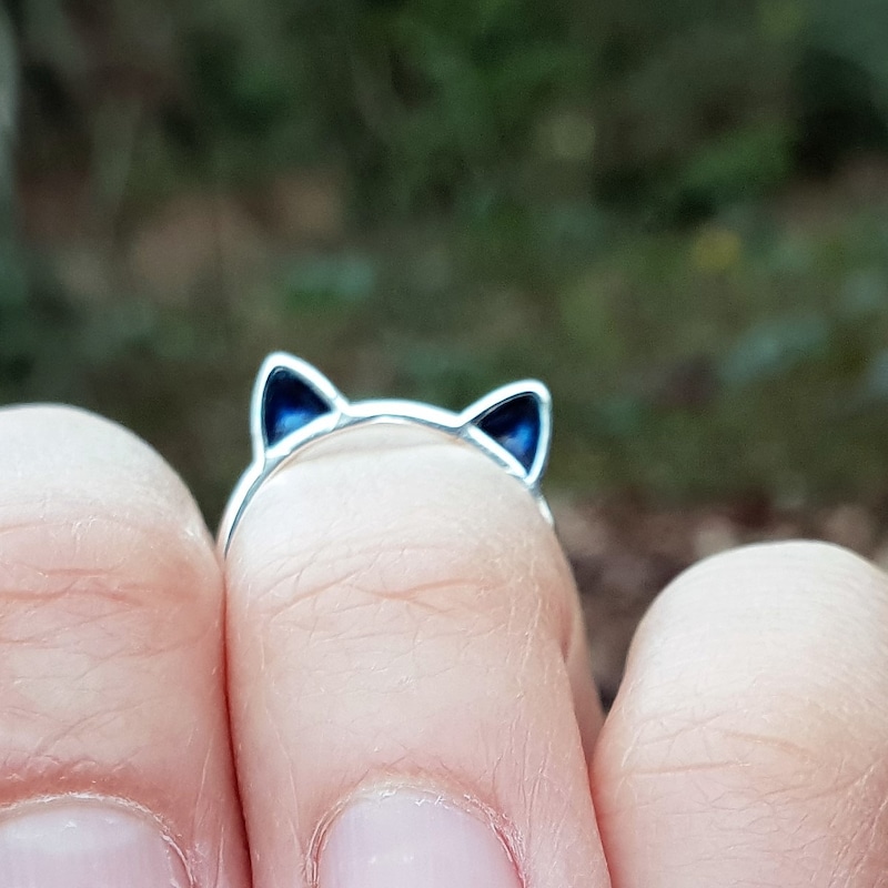 Cat Ear Ring - Etsy