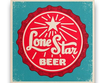 Lone Star Beer - Etsy