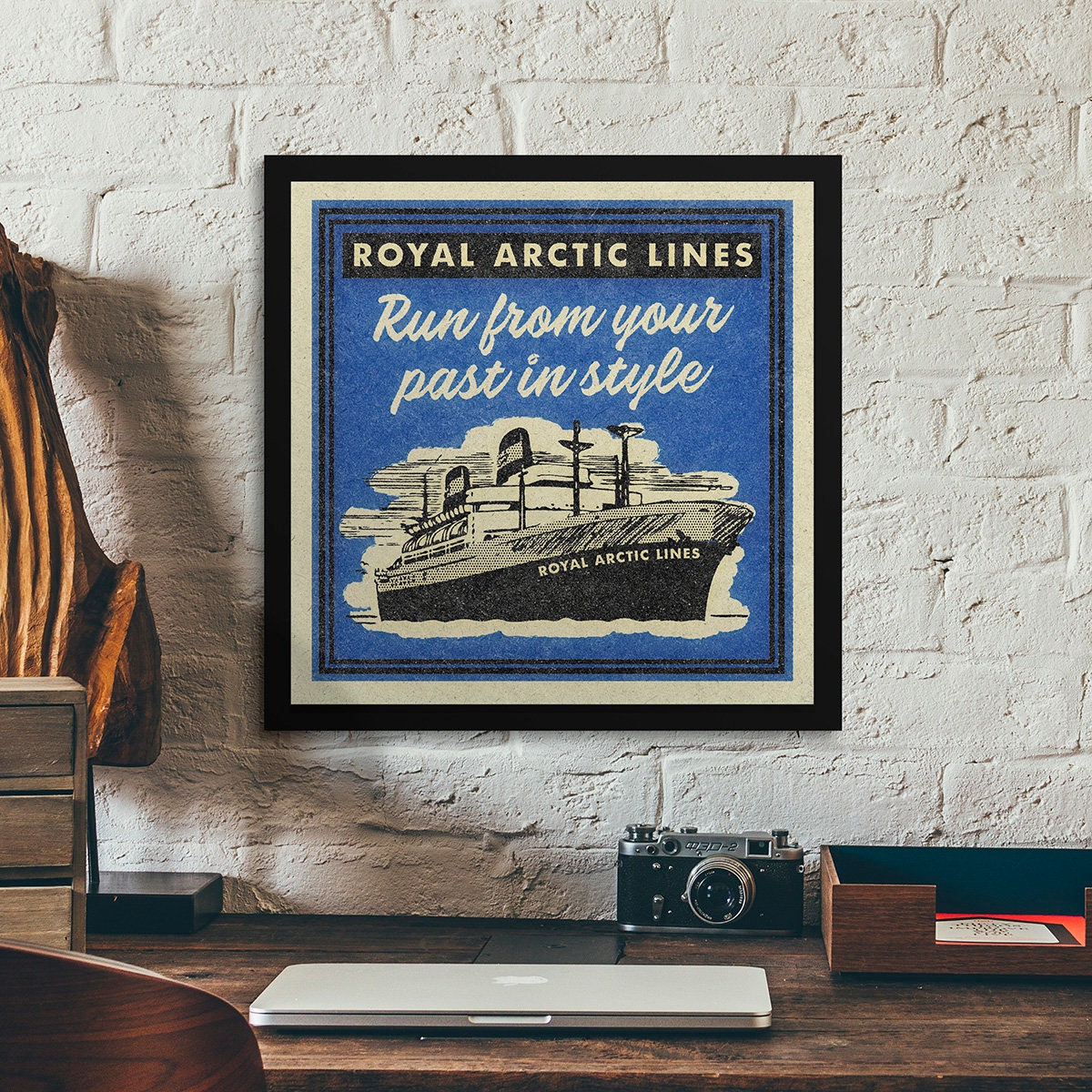 Royal Arctic Lines is a Vintage Retro Inspired Wes Anderson Royal ...