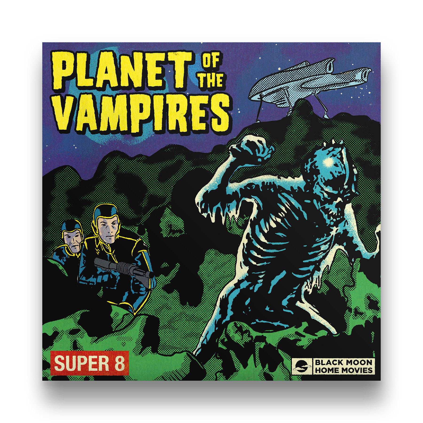 Planet of the Vampire is a Vintage Retro Castle Films Inspired | Etsy
