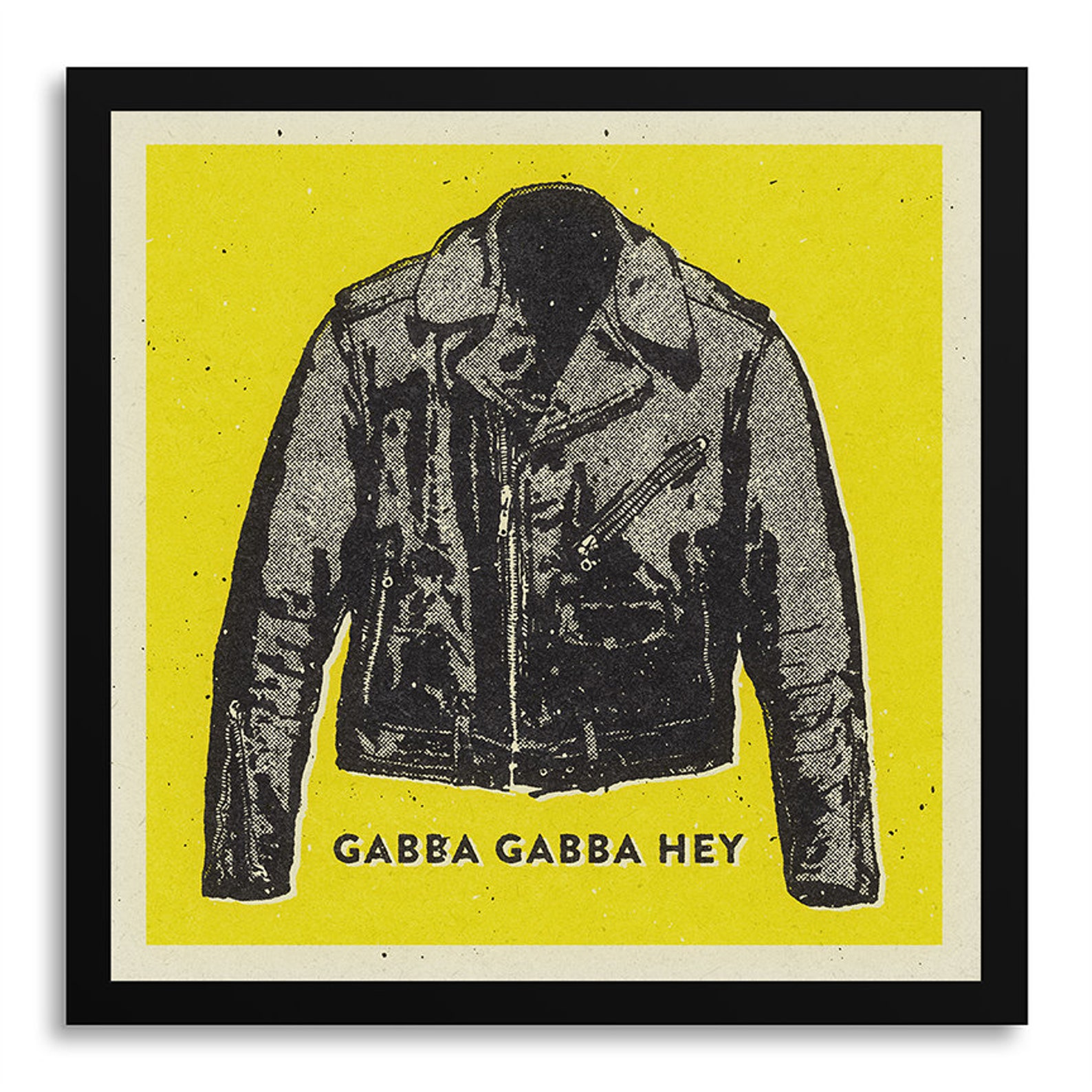 Gabba Gabba Hey is a Retro Vintage Inspired the Ramones Punk Rock Music ...