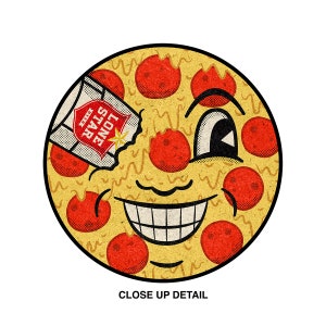 Pizza Moon is a Vintage Retro Giclee Poster Art Print Inspired by the ...