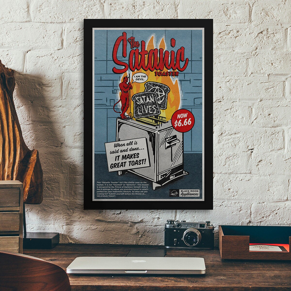 Satanic Toaster is a Vintage Retro Inspired From a Youtube Video From ...