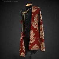 Royal Blue Prince Costume Men’s Regal Tailcoat With Embroidered Cape ...