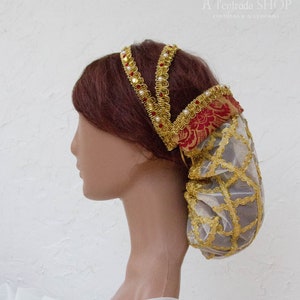 Italian Renaissance Headdress. Renaissance Women's Hat. Lucrezia Borgia ...