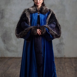 Medieval Princess Fur Coat for Historical Renaissance Fair - Etsy UK