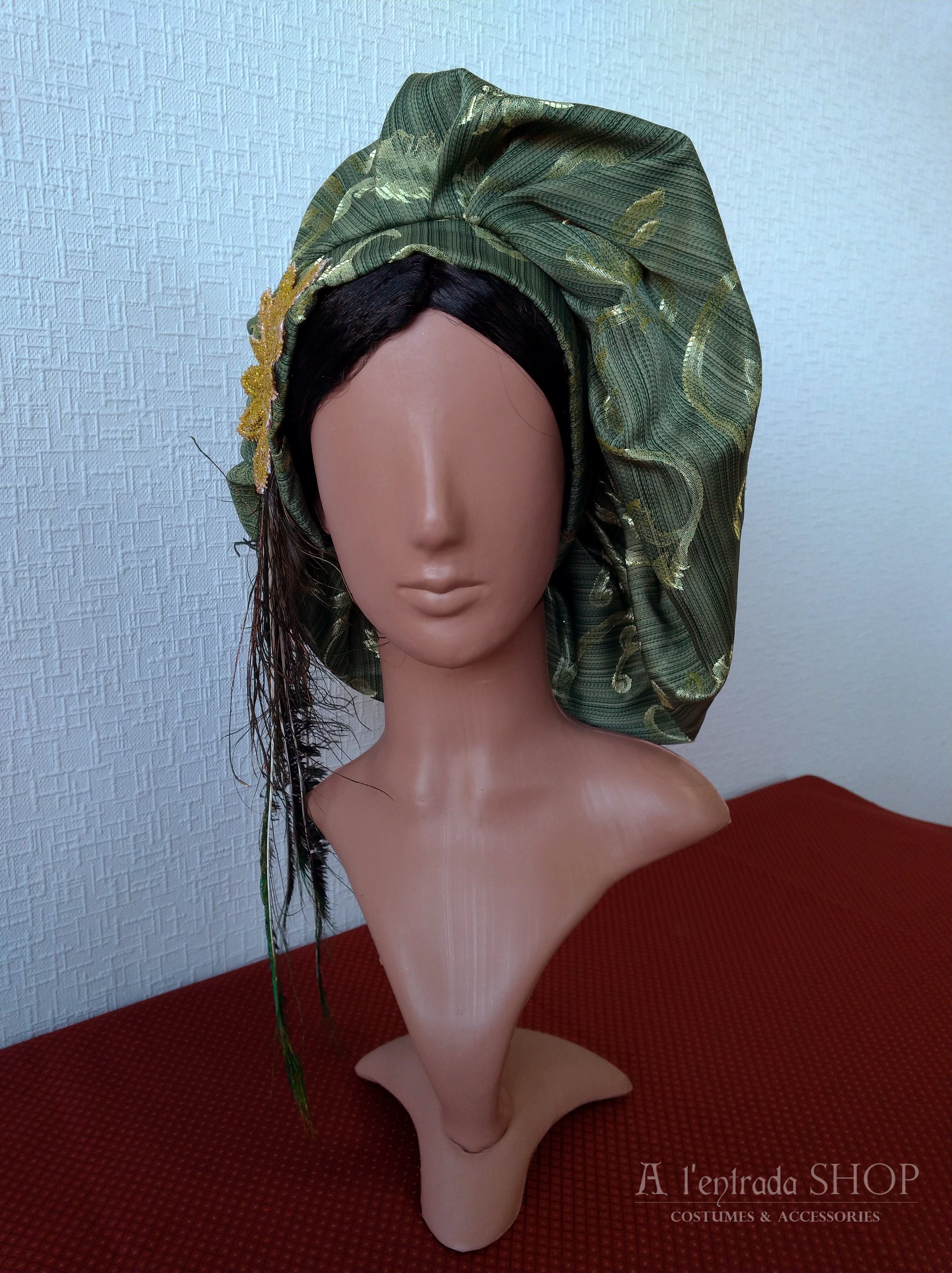 Renaissance Peacock Feather Beret: Elegant Tudor-style Medieval ...