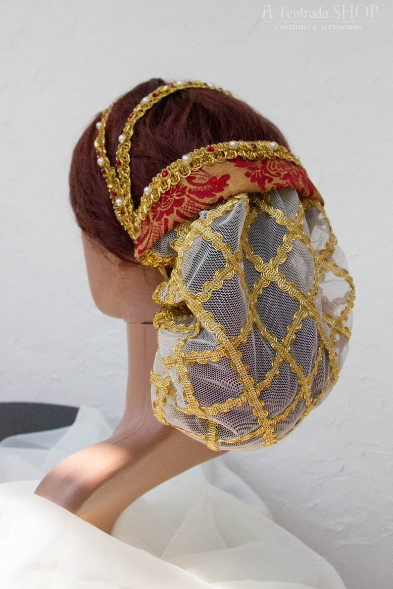 Italian Renaissance Headdress. Renaissance Women's Hat. - Etsy