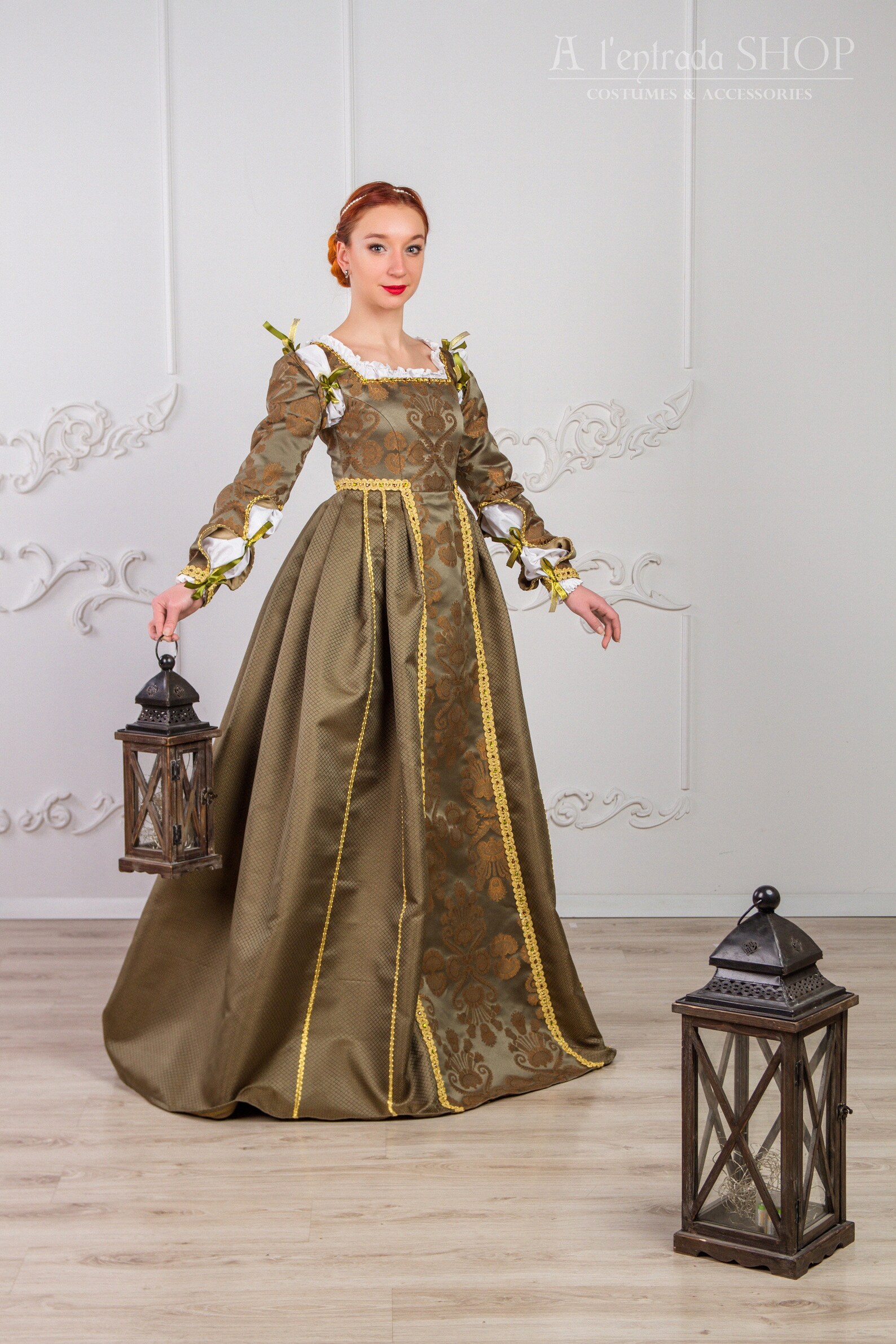 Early Renaissance Gown. Robe Renaissance. Italian Renaissance - Etsy