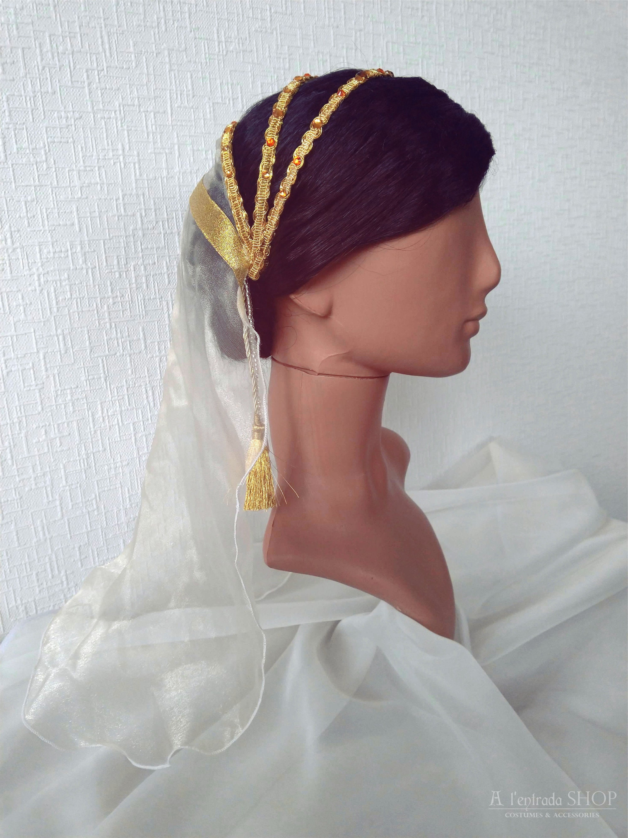 Italian Renaissance Headdress. Fairy Headpiece. Lucrezia - Etsy