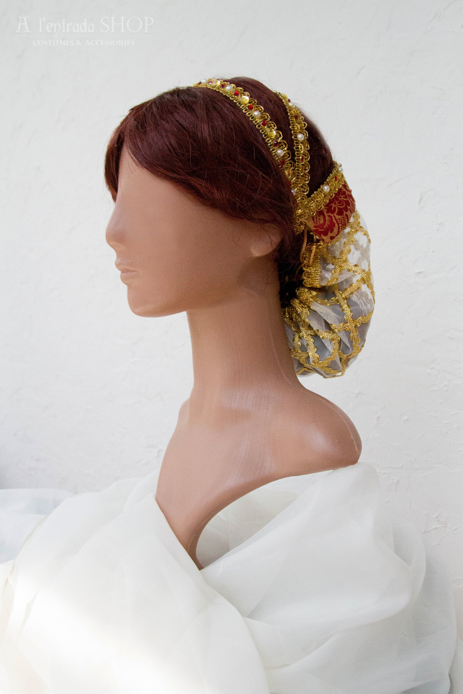 Italian Renaissance Headdress. Renaissance Women's Hat. - Etsy